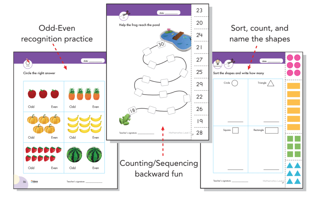 Mathematics Workbooks Early Year I - Bookmark Publishing Pvt. Ltd